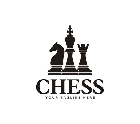 Premium Vector Chess Sports Logo Design Vector Illustration