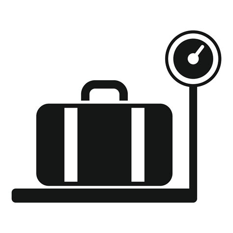 Airplane Bag Icon Simple Vector Airline Passenger 15151954 Vector Art At Vecteezy