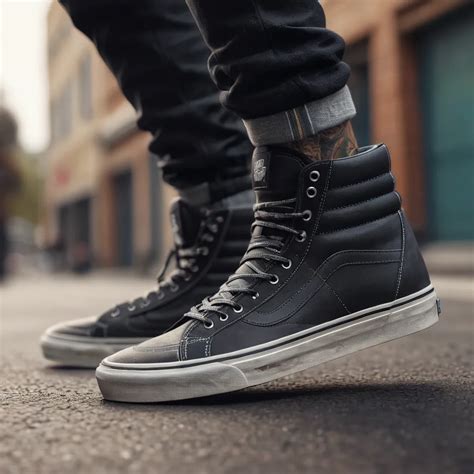 Exploring Black Hightop Vans For Skateboard Enthusiasts