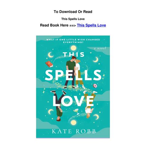 Download Pdf This Spells Love By Kate Robbpdf Docdroid