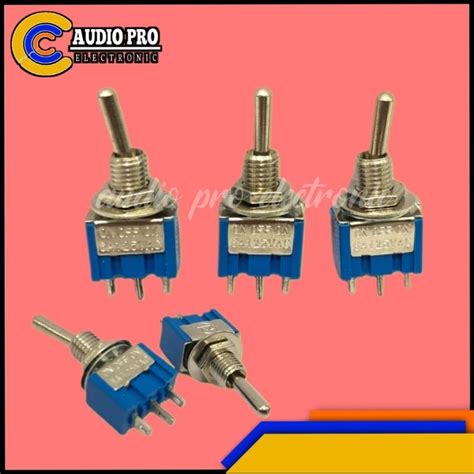 Jual Switch Toggle 1×3 On Off On Biru Kecil Shopee Indonesia