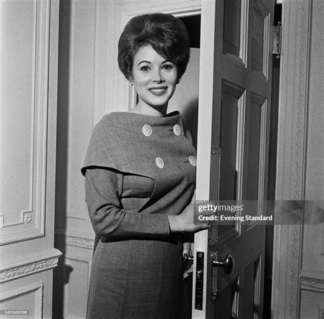 American Actress Jill St John Standing Next To An Open Door On July