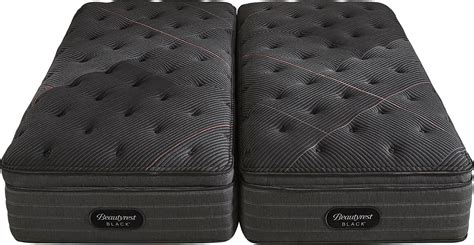 Beautyrest Black C Class Plush Pillowtop Split King Mattress Pair 2 Twxl Rooms To Go