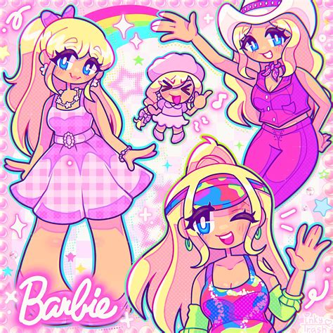 Barbie Fanart 👱🏻‍♀️💗👠💄 R Barbie