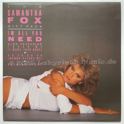 Samantha Fox The Samantha Fox T Pack • 12 Vinyl Maxi • Mint