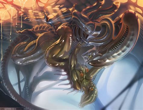 Rule 34 1boy 1girls Alien Alien Franchise Alien Girl Alien Humanoid