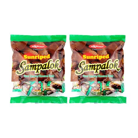 Jalroson Sunriped Sampalok Sweet Tamarind Flavored Candy 50s X 2