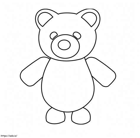 Polar Bear Adopt Me Coloring Page