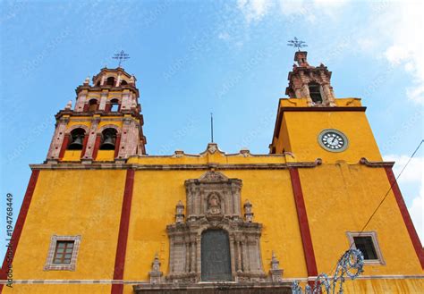 Basílica Colegiata De Nuestra Señora De Guanajuato Mexico Stock Foto