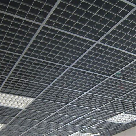 New Pop Aluminum Grid Ceiling Designs Metal Grille Ceiling For Station