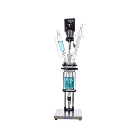 Double Layer Glass Reactor Gr D5l Bioevopeak