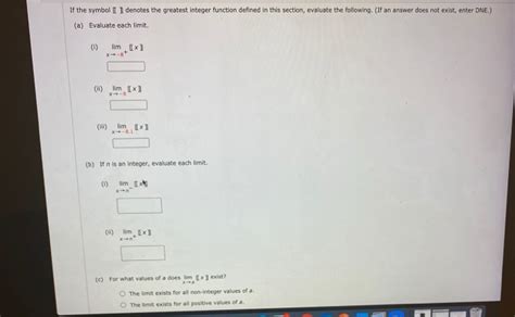 Solved If The Symbol I L Denotes The Greatest Integer