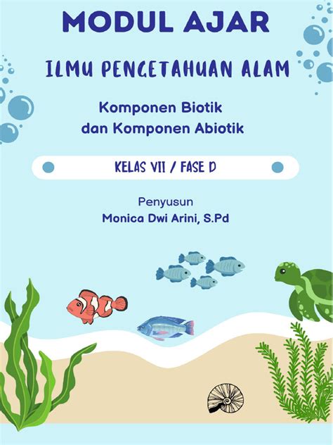 Pertemuan 1 Modul Ajar Komponen Biotik Dan Abiotik Pdf