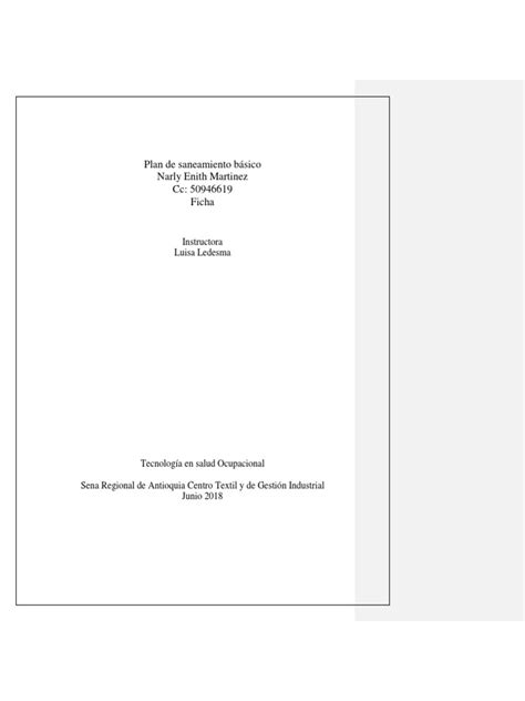 Plan De Saniamiento Basico Pdf Residuos Desinfectante