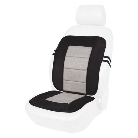 Kool Kooshion Seat Cushion Faux Leather Black Gray 60 286705b Zoro