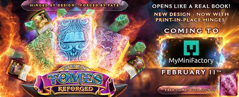 Fatesend Tomes Reforged New Design With Hinges Free File Community