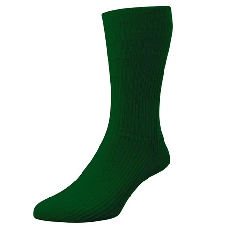 Hj Hall Plain Forest Green Softop Mens Socks From Ties Planet Uk
