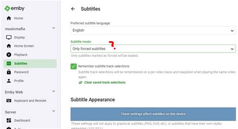 Need Help With Forced Subtitles Generalwindows Emby Community