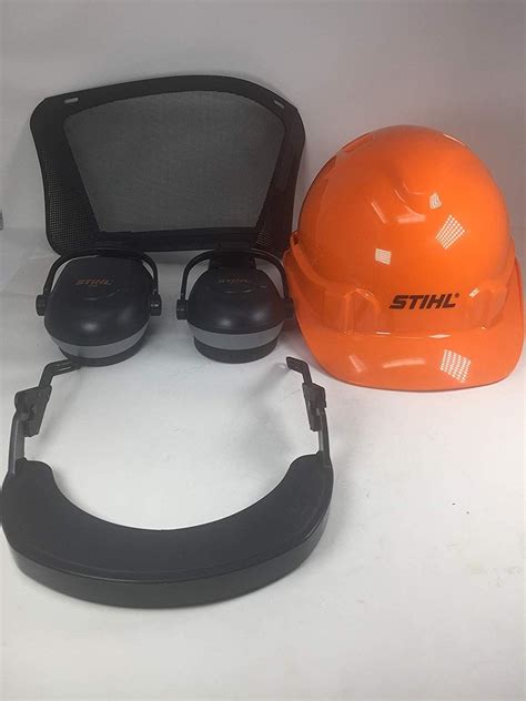 Stihl Helmet System W Nylon Mesh Screen Nrr 22 Type 1 Class C