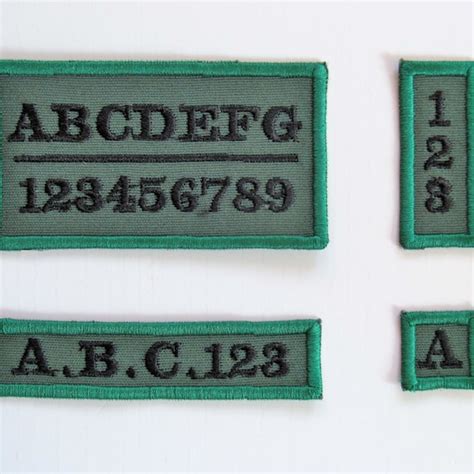 Rectangle For Embroidery Patch Etsy