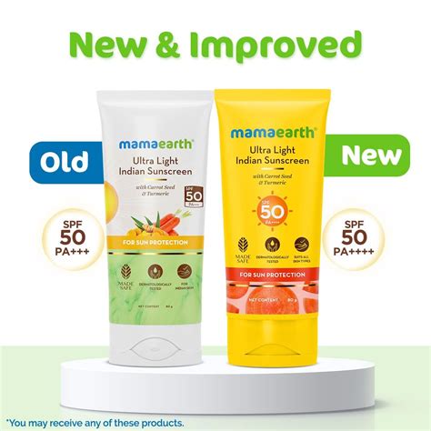 Mamaearth Ultra Light Indian Sunscreen With Carrot Seed And Turmeric