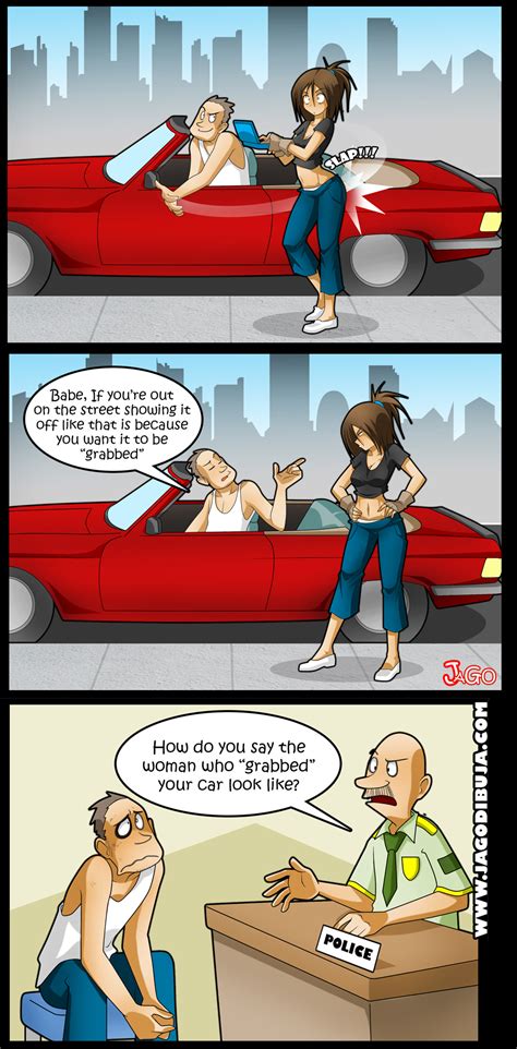 Grabbed Jago Comics Gamers Girl Guy Butt Slap