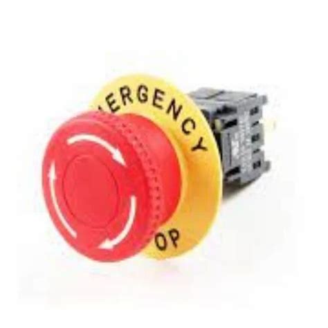 Greatselec Weatherproof 16mm Mushroom Head Emergency Stop Push Button Switch Plastic At ₹ 530