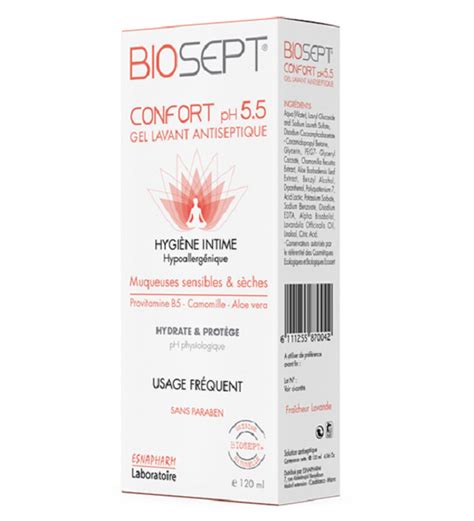 Biosept 55 Gel Nettoyant Intimetraitant 200ml Dermo Shop