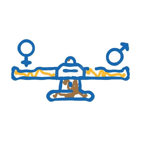 Women Equality Feminism Woman Icon Doodle Illustration Stock Vector