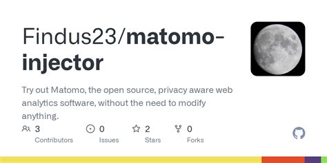 Github Findus23matomo Injector Try Out Matomo The Open Source