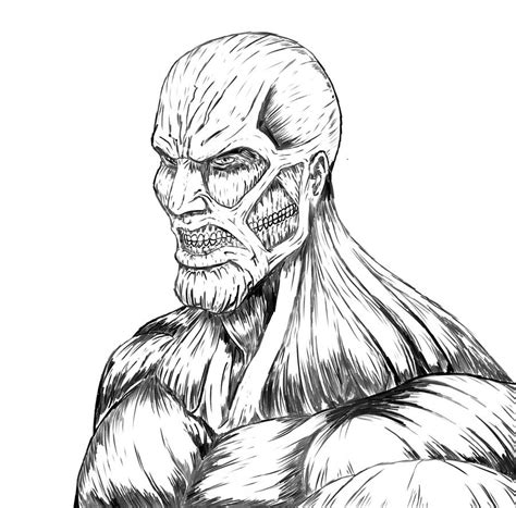Colossal Titan Attack Of Titan Shingeki No Kyojin By Djakal12 On Deviantart