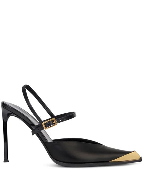 Etro Leather Court Shoes In N0000 Black Modesens
