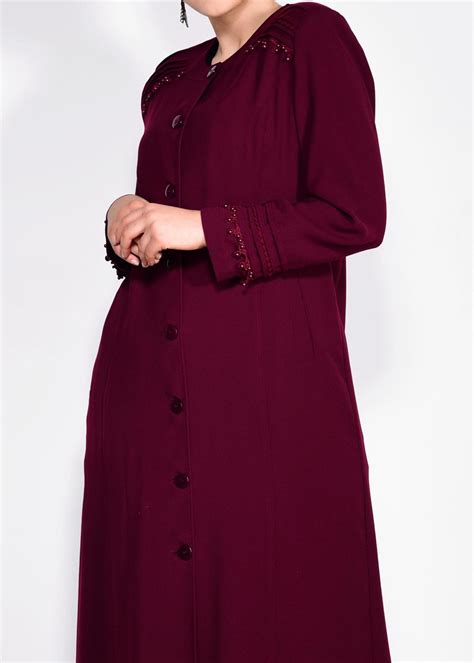 Plum T 1277 Alvina Kiwon Pardesü Modest Hijab Clothing TrendtesettÜr