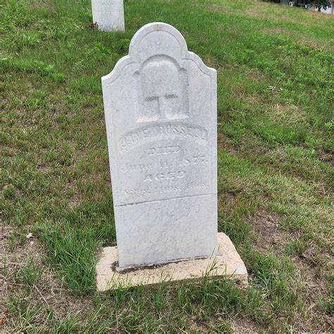 Jane Conard Russell 1793 1877 Homenaje De Find A Grave