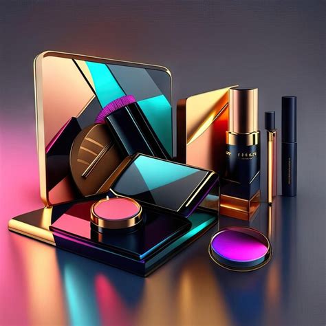 Premium Ai Image Makeup Case Illustration
