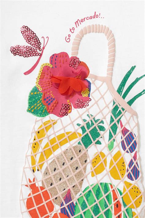 Koszulka Z Krótkim Rękawem Bawełna Bio Efekt Połysku Canda Grafici