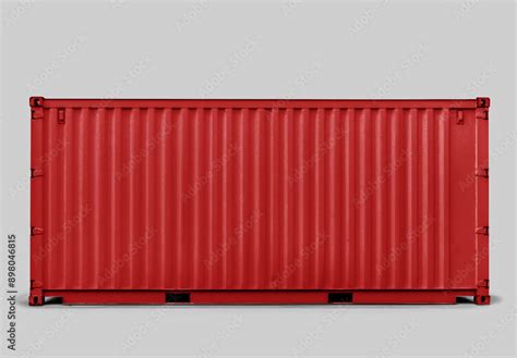 Shipping Container Logistics Mockup With Generative AI Stock Template Adobe Stock
