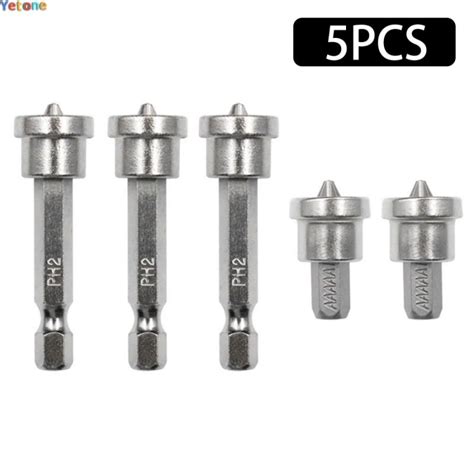 5pcs Screw Hex Shank Positioning Bit Batch Head Screw Positioning Bit Anti Slip Drill