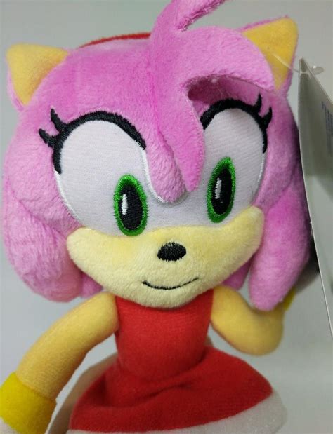 Sonic The Hedgehog Amy Rose Plush Very Rare By Tomy 1940505523