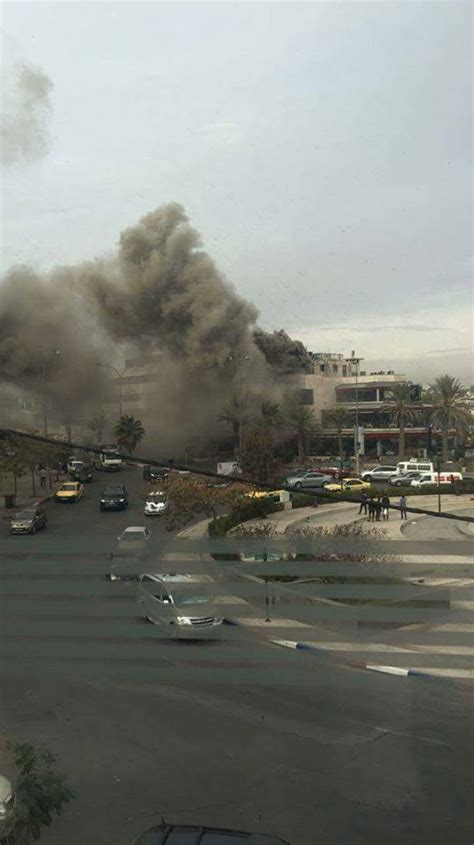 تصاعد كثيف للدخان في مطعم عالية على دوار عبدون صورة الأردن اليوم