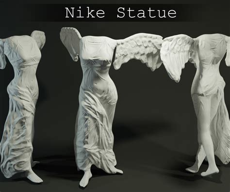 Artstation Nike Statue Resources