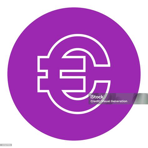 Icône Symbole De Leuro Ligne Vecteurs Libres De Droits Et Plus Dimages Vectorielles De Affaires