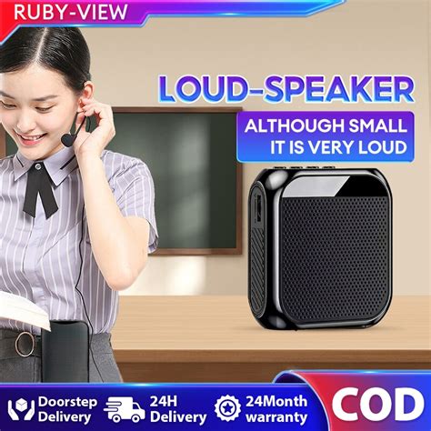 Ruby Mic Amplifier Bluetooth Anti Howling Portable Amplifier Wireless