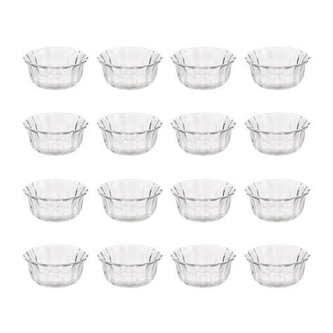 Set 12 Salsera Mini De Vidrio 148ml Crisa Caserox