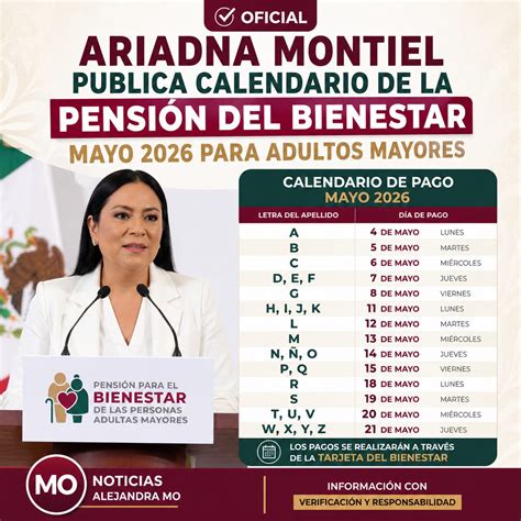 🚨 ¡Última Hora Revelan Calendario Oficial De Pagos De La Pensión