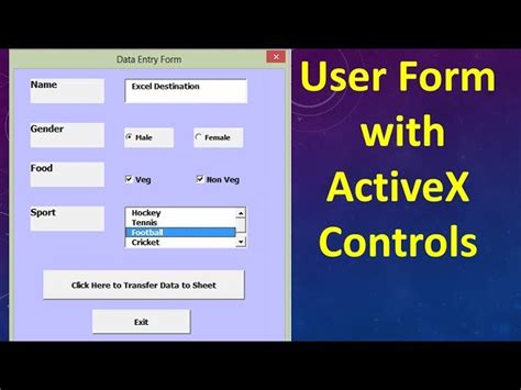 فیلم آموزشی Excel Vba Tutorial 15 Userform با Textbox، Checkbox