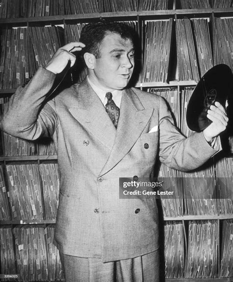 British Born Jazz Radio Disk Jockey Al Jarvis Poses While Holding A News Photo Getty Images