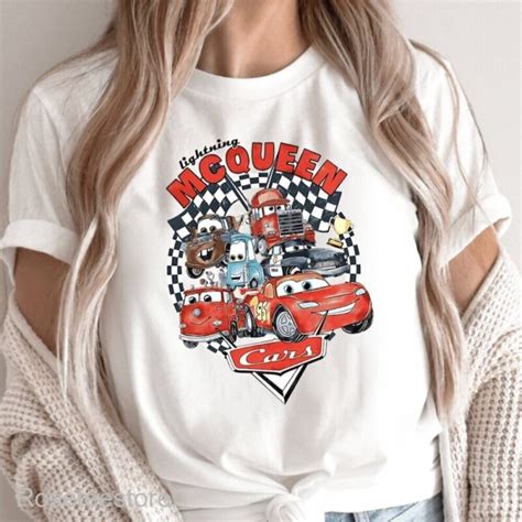 Lightning Mcqueen 95 Shirt Disney Cars Shirt Roseteestore