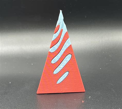 Triangle Pyramid Impossible Passthrough Helix Fidget By Ecodad Download Free Stl Model