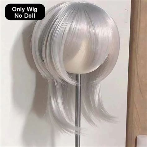 30cm 새로운 Bjd 인형 가발 1 6 Bjd 부드러운 머리 늑대 꼬리 스타일 가발 중간 및 긴 머리 Bjd 인형 액세서리